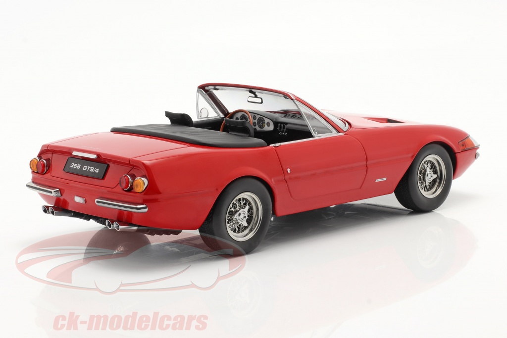 KK-Scale 1:18 Ferrari 365 GTB/4 Daytona Convertible Series 1 1969 red KKDC180611 model car ...