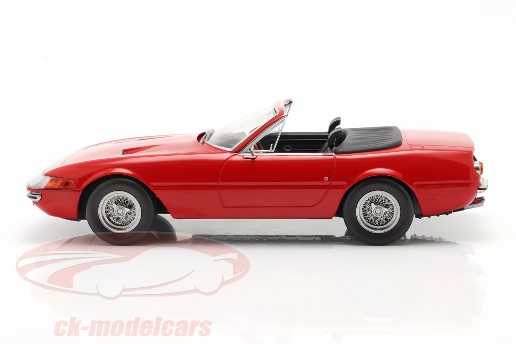 KK-Scale 1:18 Ferrari 365 GTB/4 Daytona Convertible Series 1 1969 red KKDC180611 model car ...