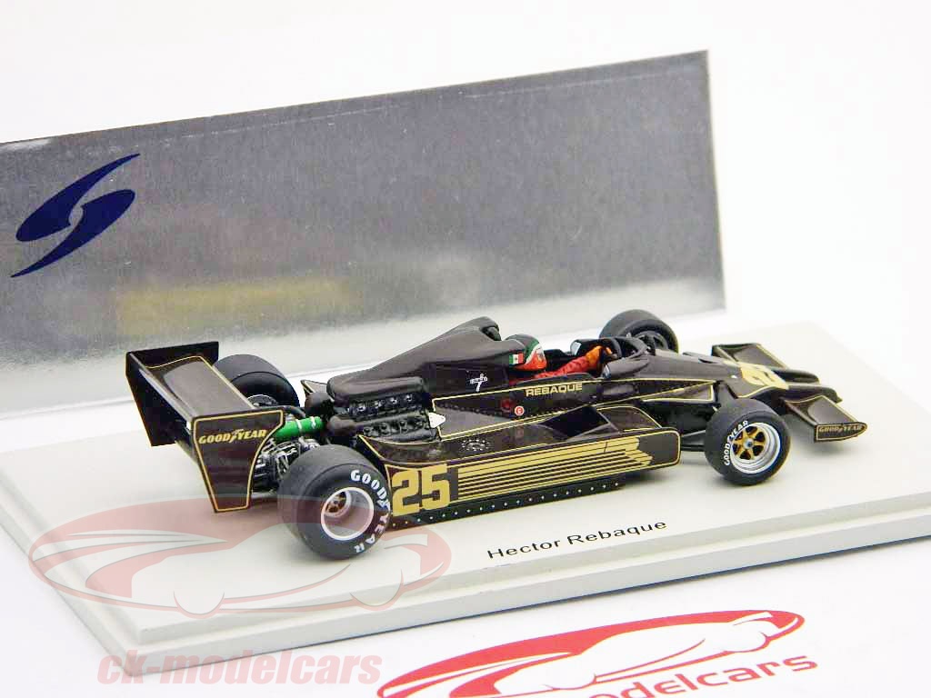 Spark 1:43 H. Rebaque Lotus 78 ° 25 6e Grand Prix d'Allemagne de Formule 1 1978 S1847 modèle ...