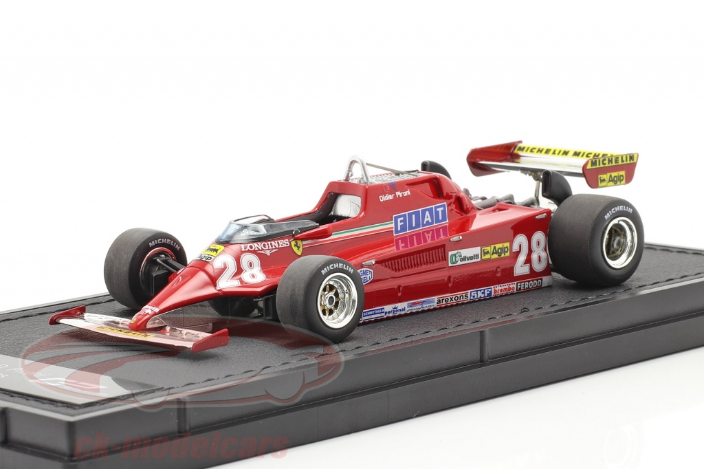 GP Replicas 1:18 Didier Pironi Ferrari 126CK #28 fórmula 1 1981 1:43 ...