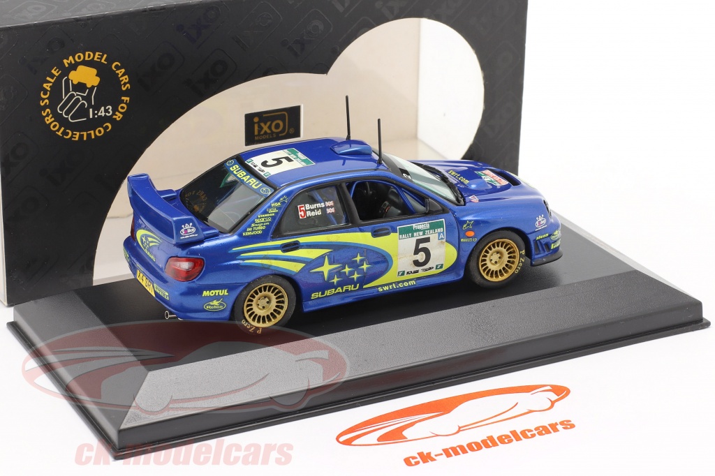 Ixo 1:43 Subaru Impreza WRC #5 winner rally New Zealand 2001 Burns ...