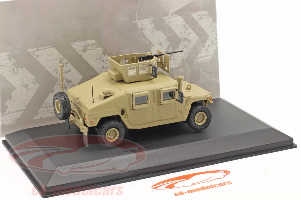 Solido 1:48 M1115 Humvee Vehículo militar Con pistola color arena ...