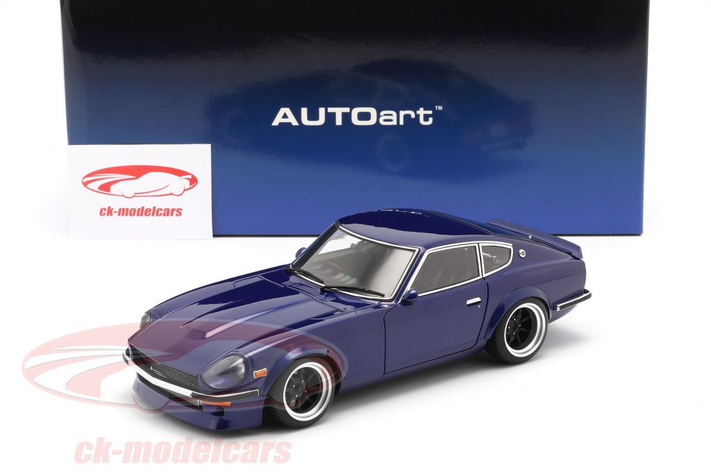 AUTOart 1:18 Nissan Fairlady Z (S30) Wangan Midnight Akuma no Z 青 77452 モデル 車 77452 674110774528