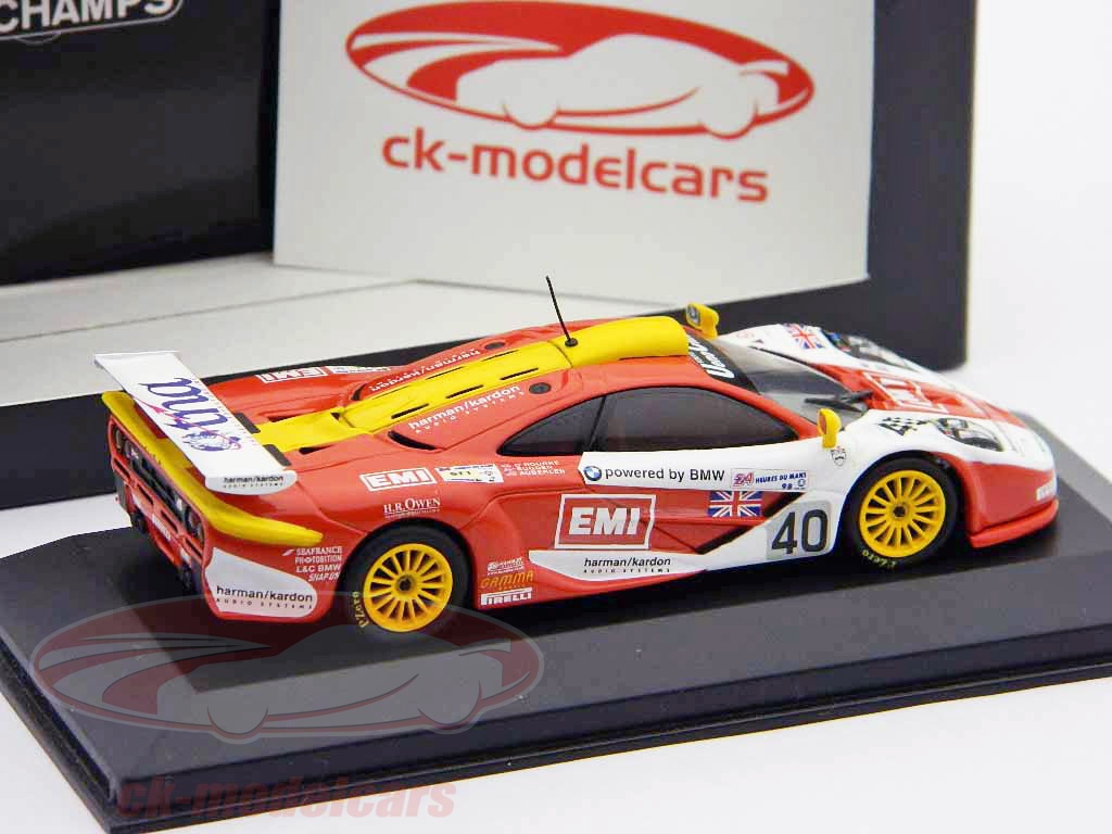 Minichamps 1:43 McLaren F1 GTR #40 4th 24h LeMans 1998 O'Rourke, Sugden ...