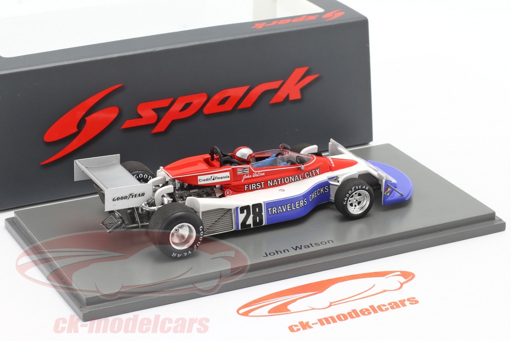Spark 1:43 John Watson Penske PC3 #28 Séptimo Belga GP fórmula 1 1976 ...