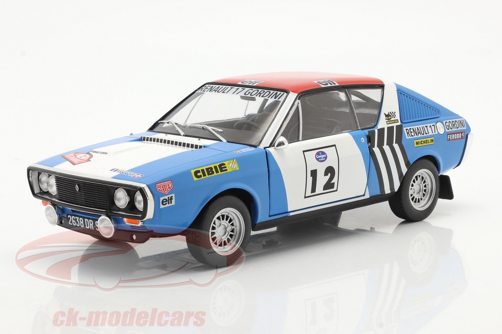 Solido 1:18 Renault R17 Gordini #12 Sieger Rallye Press-on-Regardless ...