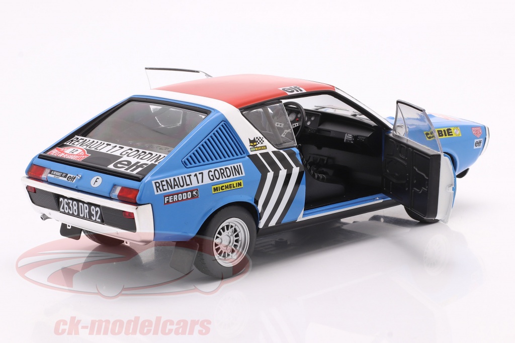 Solido 1:18 Renault R17 Gordini #12 Sieger Rallye Press-on-Regardless ...