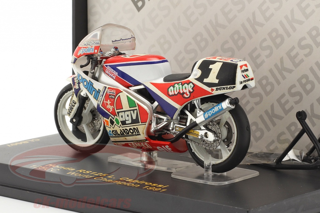 Ixo 1:24 Loris Capirossi Honda RS125 #1 World Champion 125cc 1991 ...