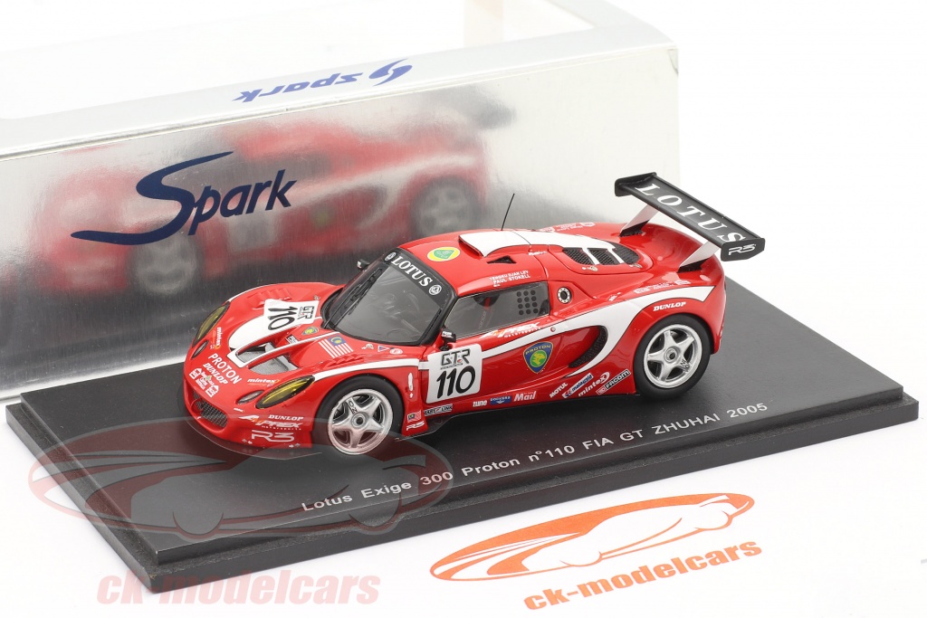 Spark 1:43 Lotus Exige 300 Proton #110 FIA GT Zhuhai 2005 Djan Ley ...