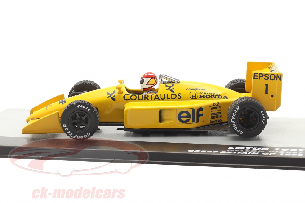 Altaya 1:43 Nelson Piquet Lotus 100T #1 Gran Bretaña GP fórmula 1 1988 CK32517 modelo coche ...