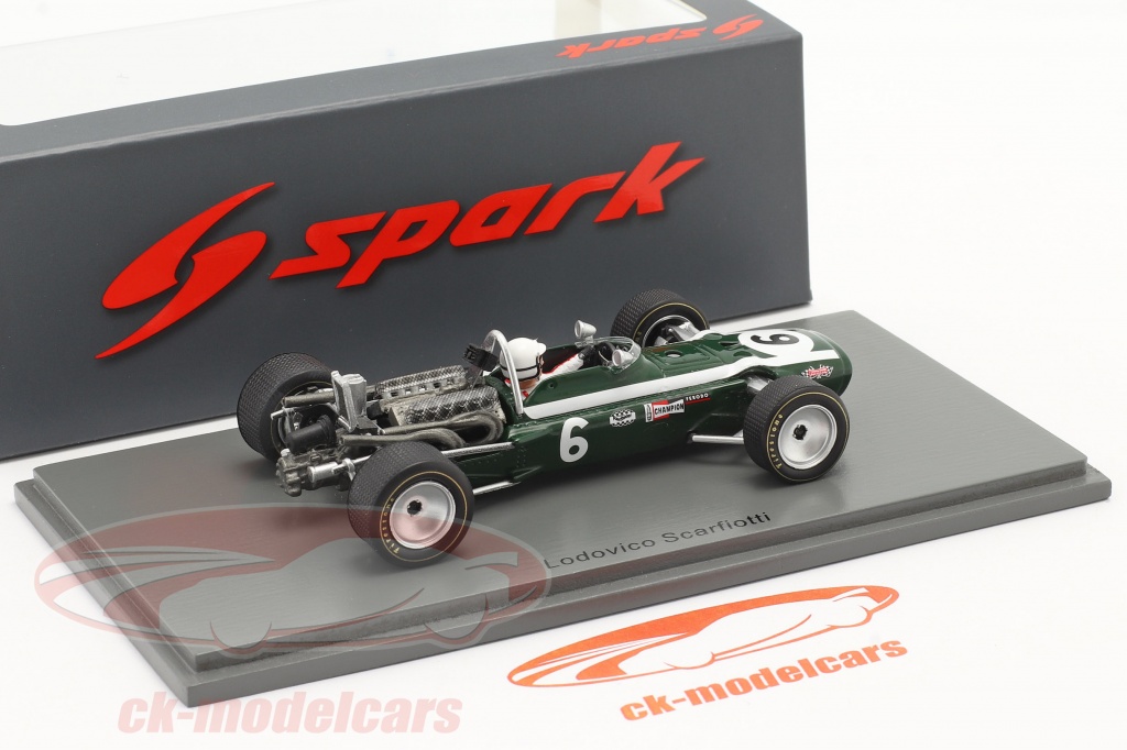 Spark 1:43 Ludovico Scarfiotti Cooper T86B #6 4th Monaco GP Formel 1 ...