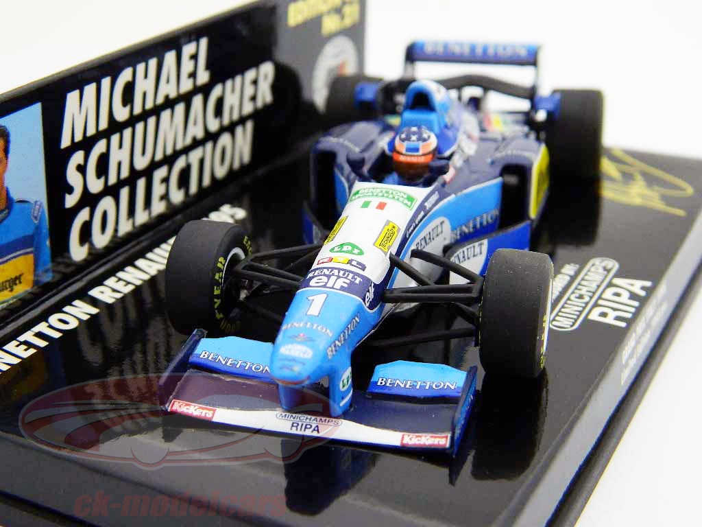 Minichamps 1:43 M. Schumacher Benetton Renault B195 GP Italy formula one 1995 510954315 model ...