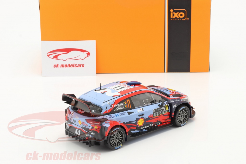 Ixo 1:24 Hyundai i20 WRC #11 2nd Rallye Monte Carlo 2019 Neuville ...