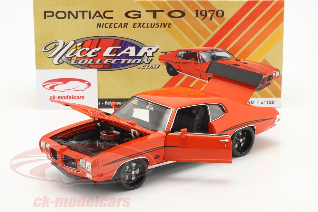 GMP 1:18 Pontiac GTO Custom Año de construcción 1970 naranja A1801214NC ...
