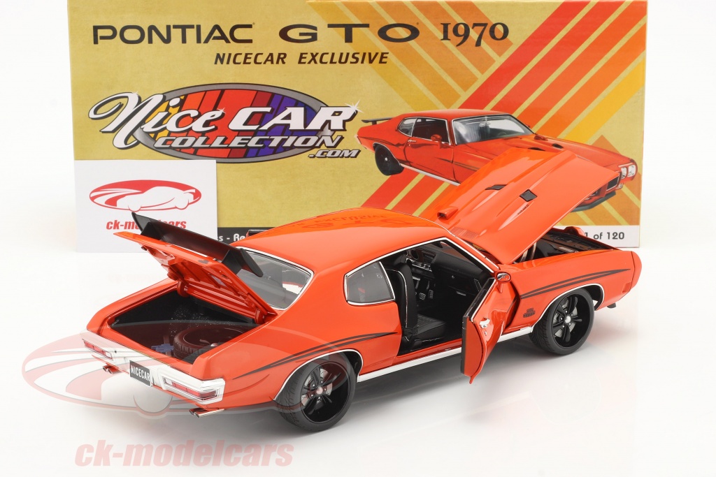 GMP 1:18 Pontiac GTO Custom Año de construcción 1970 naranja A1801214NC ...