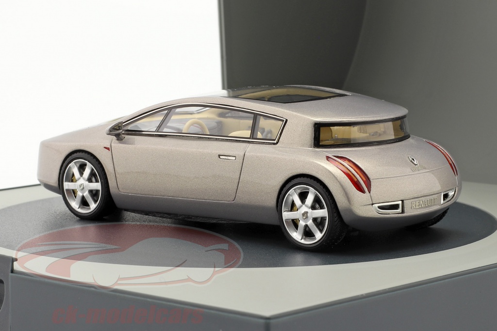 Norev 1:43 Renault Megane Vel Satis Concept Car zilver metalen ...