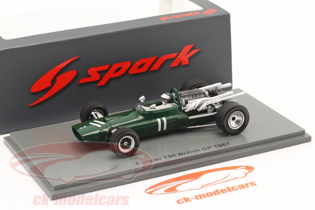 Spark 1:43 Jochen Rindt Cooper T86 #11 英国 GP 公式 1 1967 S5295 模型 汽车 ...