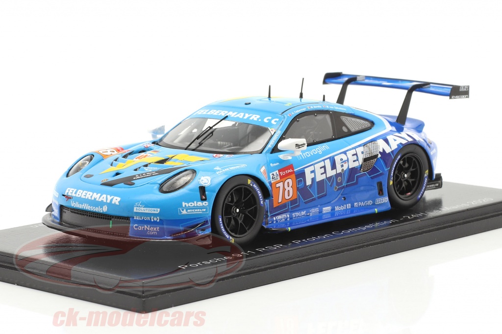 Spark 1:43 Porsche 911 RSR #78 24h LeMans 2020 Proton Competition S7990 modelo coche S7990 ...
