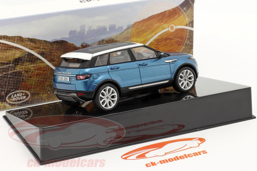 Ixo 1:43 Land Rover Range Rover Evoque 5 puertas mauritius azul ...