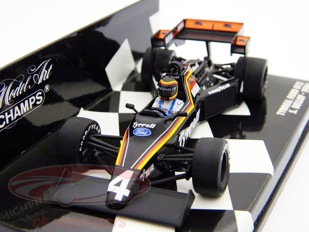 Minichamps 1:43 P Bellof Tyrrell Ford 012 F1 Team #4 1984 400840004 ...