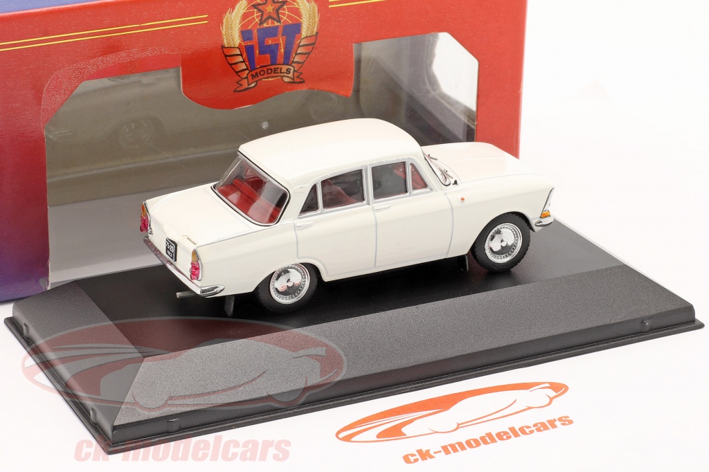 IST-Models 1:43 Moskwitch 408 year 1968 white IST102 model car IST102 ...