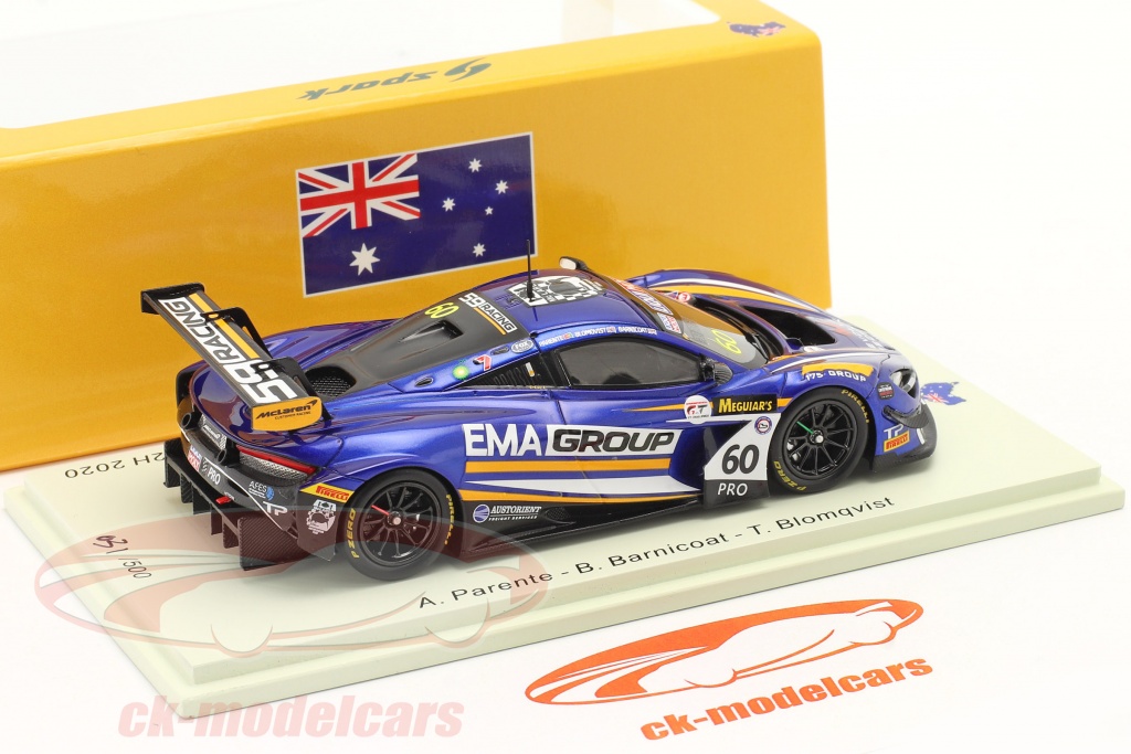 Spark 1:43 McLaren 720S GT3 #60 2do 12h Bathurst 2020 Team 59Racing ...