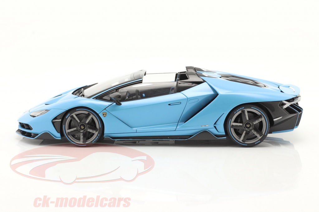 AUTOart 1:18 Lamborghini Centenario Roadster year 2016 light blue 79206 ...