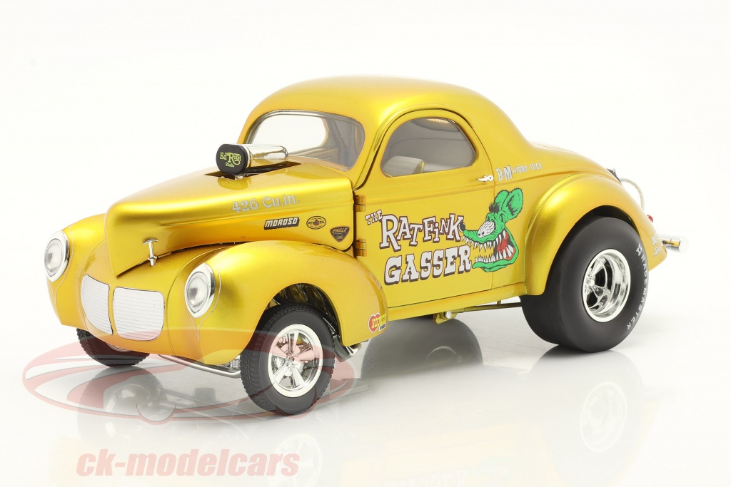 GMP 1:18 Gasser Rat Fink 建设年份 1940 金子 MGP 1800919 模型 汽车 1800919 ...