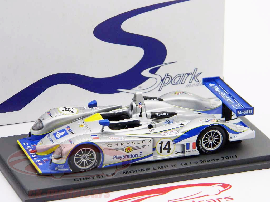 Spark 1:43 Chrysler-Mopar LMP #14 24h LeMans 2001 Ara / Amorim / Kondo ...