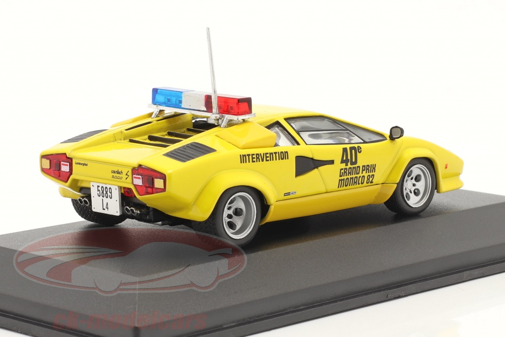 Werk83 1:43 Lamborghini Countach Safety Car Monaco GP Formula 1 1982 ...