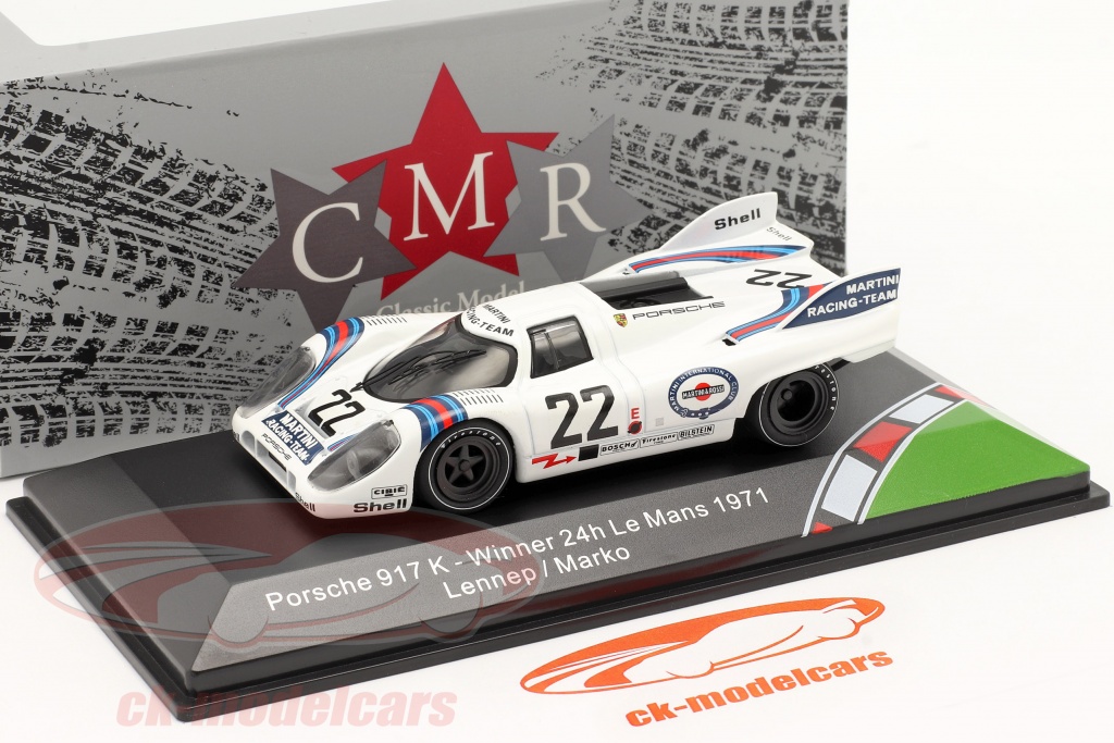 CMR 1:43 Porsche 917K #22 vencedor 24h LeMans 1971 Marko, van Lennep ...