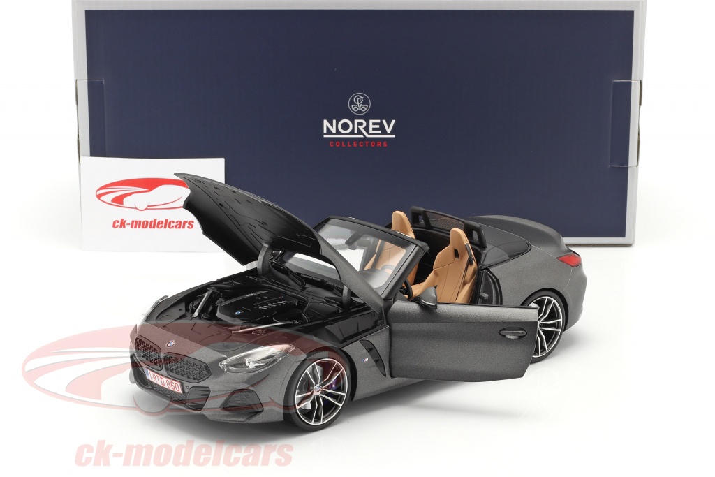 Norev 1:18 BMW Z4 (G29) Roadster year 2019 mat gray metallic 183270 ...