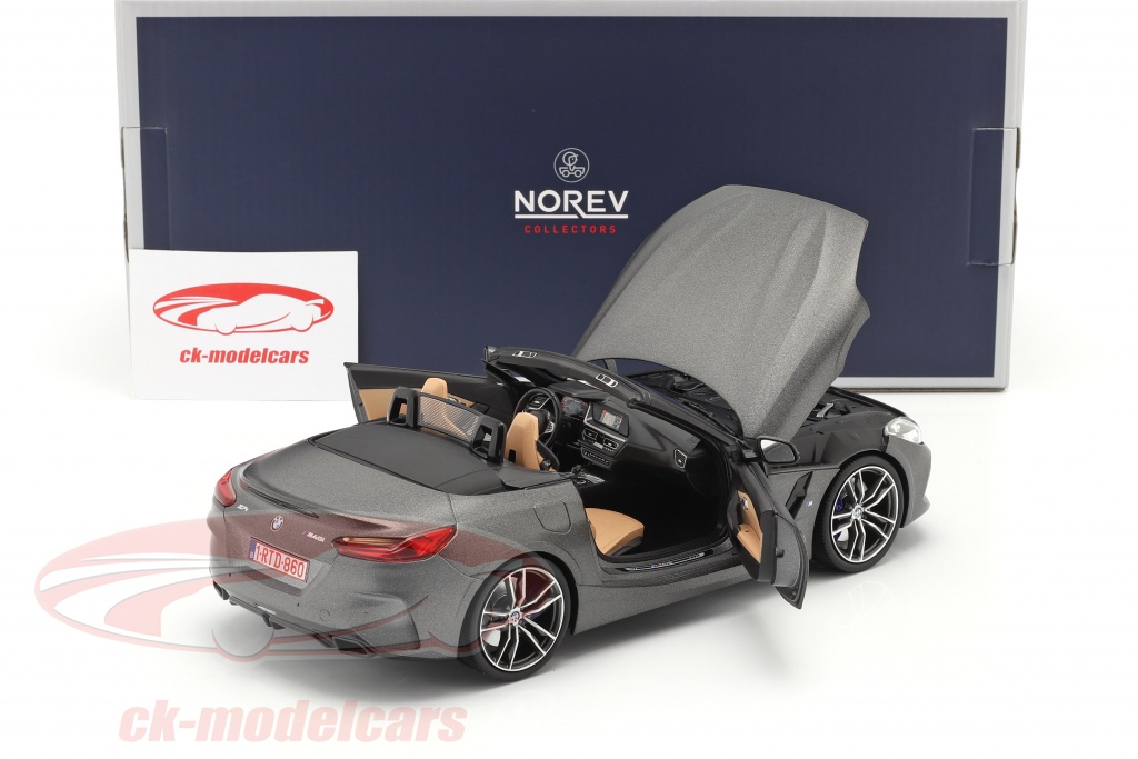 Norev 1:18 BMW Z4 (G29) Roadster year 2019 mat gray metallic 183270 ...