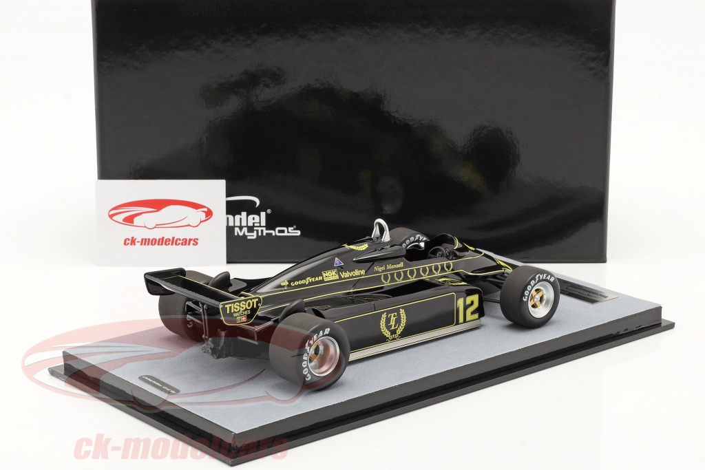 Tecnomodel 1:18 Nigel Mansell Lotus 91 #12 Brits GP formule 1 1982 TM18 ...