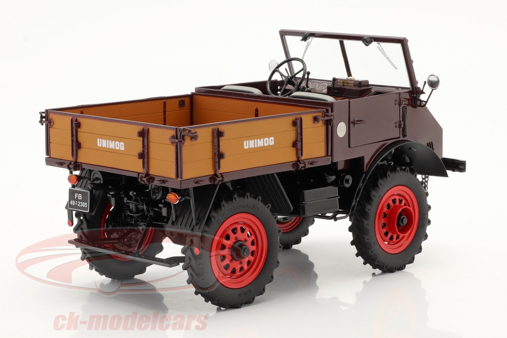 Schuco 1:18 Mercedes-Benz Unimog 401 con Capota Año de construcción 1953-56 rojo 450017500 ...