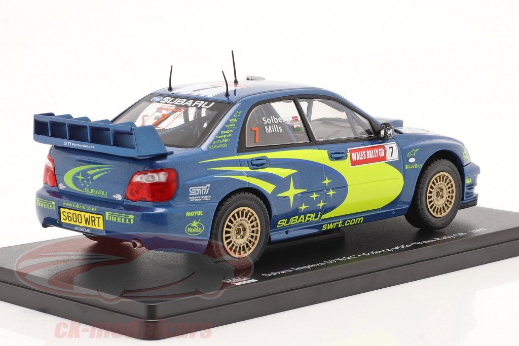 Altaya 1:24 Subaru Impreza S9 WRC #7 Winner Rallye GB Wales 2003 ...