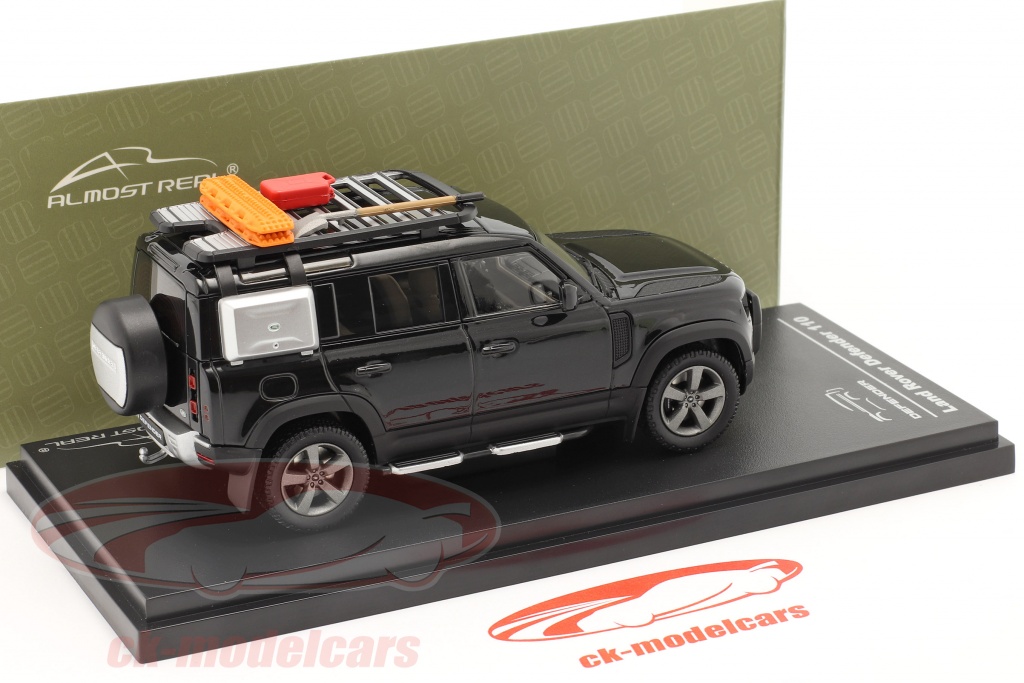 Almost Real 1:43 Land Rover Defender 110 year 2020 santorini black ...