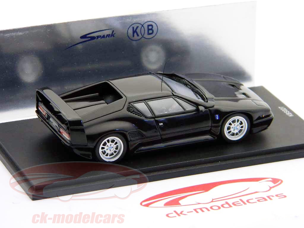 Spark 1:43 De Tomaso Pantera 200 1992 black KBS027 model car KBS027 ...