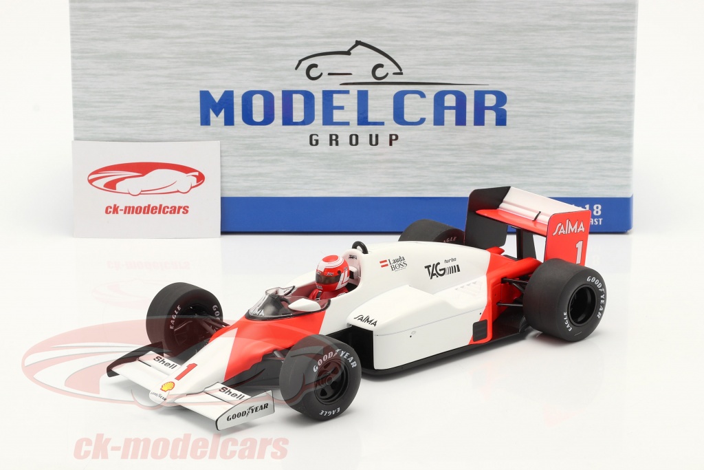 ModelCarGroup 1:18 Niki Lauda McLaren MP4/2B #1 gagnant Pays-Bas GP F1 ...