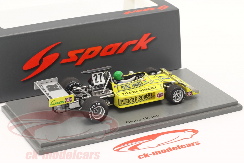 Spark 1:43 Reine Wisell March 731 #27 Sweden GP formula 1 1973 S5374 ...