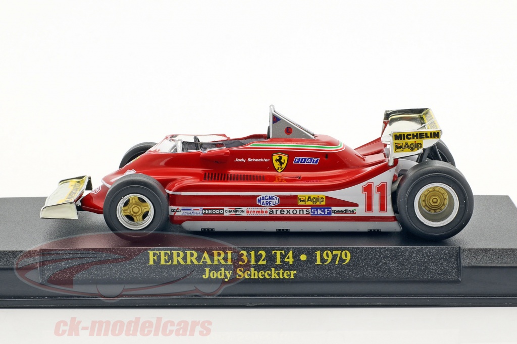 Altaya 1:43 Jody Scheckter Ferrari 312T4 #11 Campione del mondo formula 1 1979 CK47016 modello ...