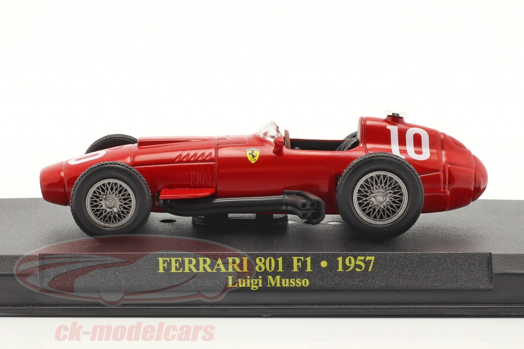 Altaya 1:43 Luigi Musso Ferrari 801 #10 2nd France GP formula 1 1957 ...