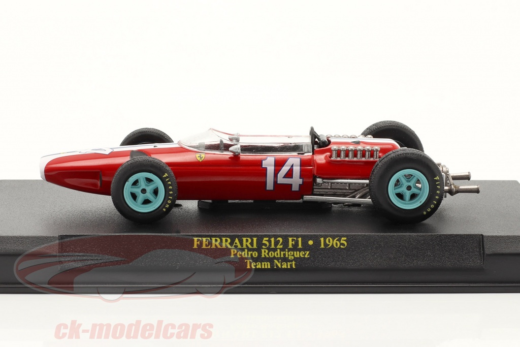Altaya 1:43 Pedro Rodriguez Ferrari 1512 #14 Formula 1 1965 CK72112 ...