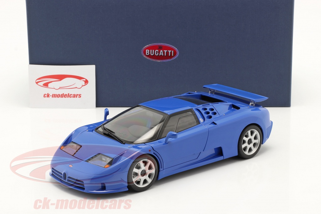 AUTOart 1:18 Bugatti EB 110 SS year 1992 french racing blue 70917 model car 70917 674110709179