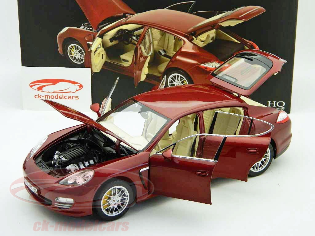 Norev 1:18 Porsche Panamera 4S 2009 red metallic 187618 model car ...