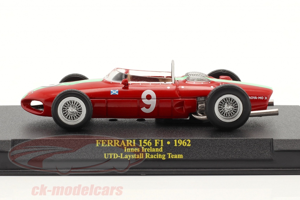 Altaya 1:43 Innes Ireland Ferrari 156 F1 #9 formula 1 1962 CK72600 ...