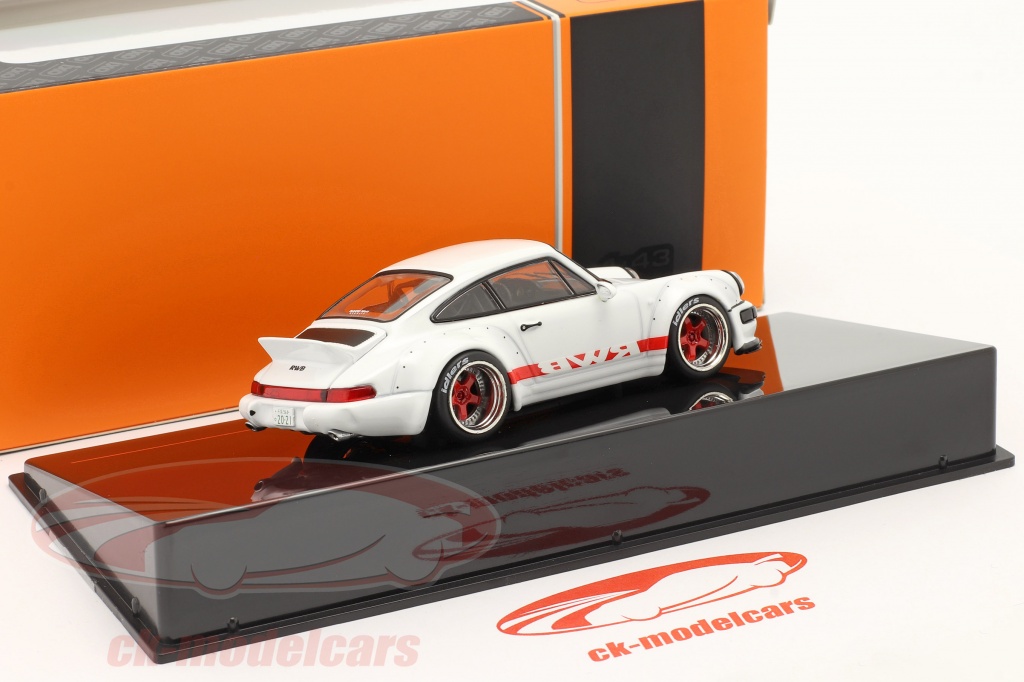 Ixo 1:43 Porsche 911 (964) RWB Rauh-Welt white MOC305 model car MOC305 ...