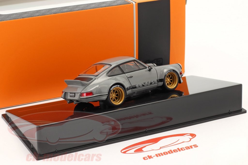 Ixo 1:43 Porsche 911 (964) RWB Rauh-Welt Backdate gris MOC308 modelo ...