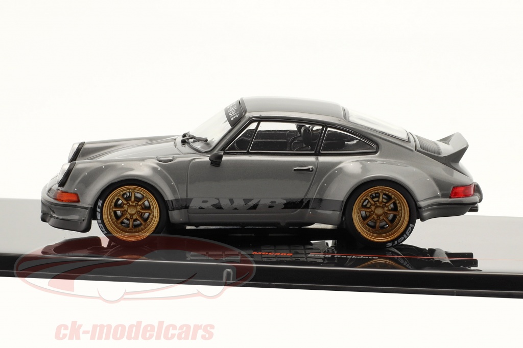 Ixo 1:43 Porsche 911 (964) RWB Rauh-Welt Backdate gris MOC308 modelo ...