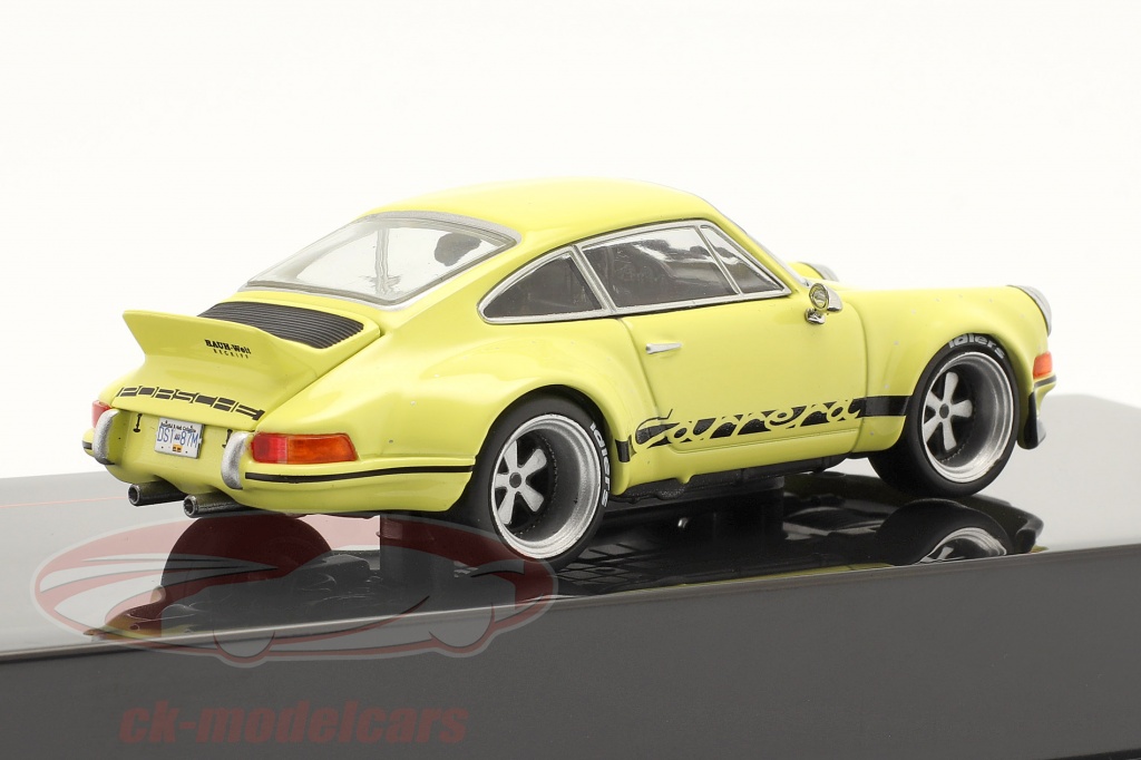 Ixo 1:43 Porsche 911 (964) RWB Rauh-Welt Backdate light yellow MOC310 ...